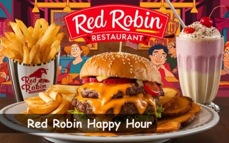 Red Robin Happy Hour Times and Specials Menus